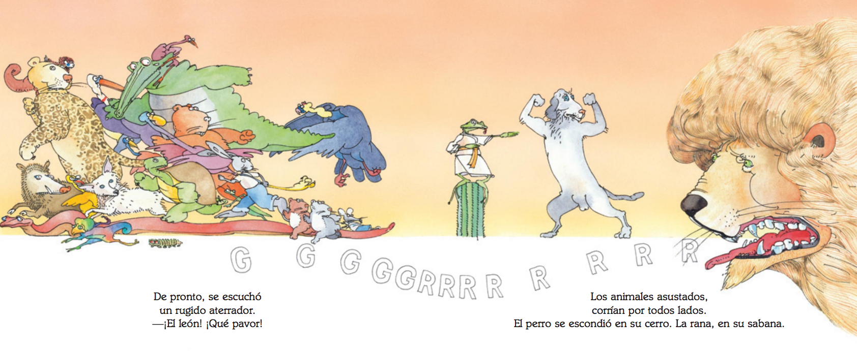 El perro del cerro y la rana de la sabana – Ekaré Sur